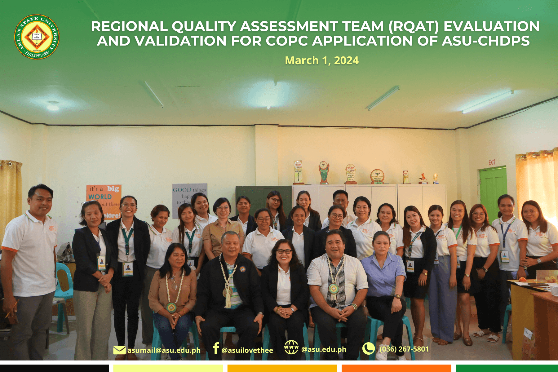 REGIONAL QUALITY ASSESSMENT TEAM (RQAT) EVALUATION AND VALIDATION FOR ...