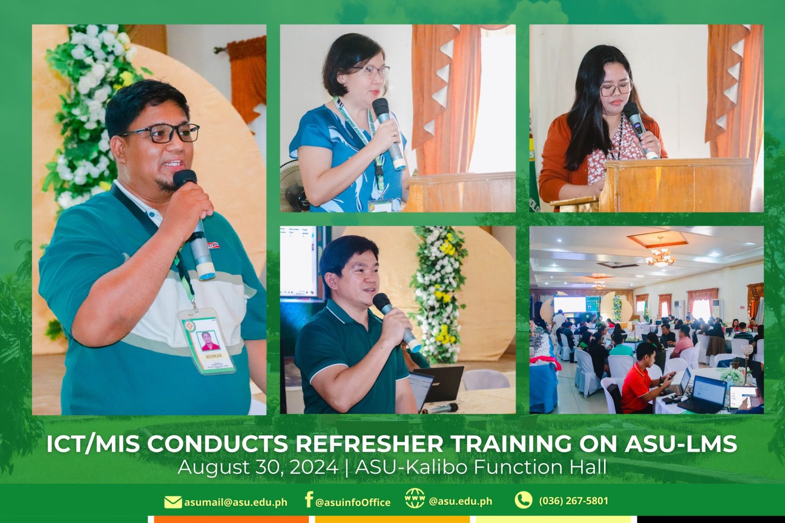 ICT/MIS conducts refresher training on ASU-LMS - AKLAN STATE UNIVERSITY