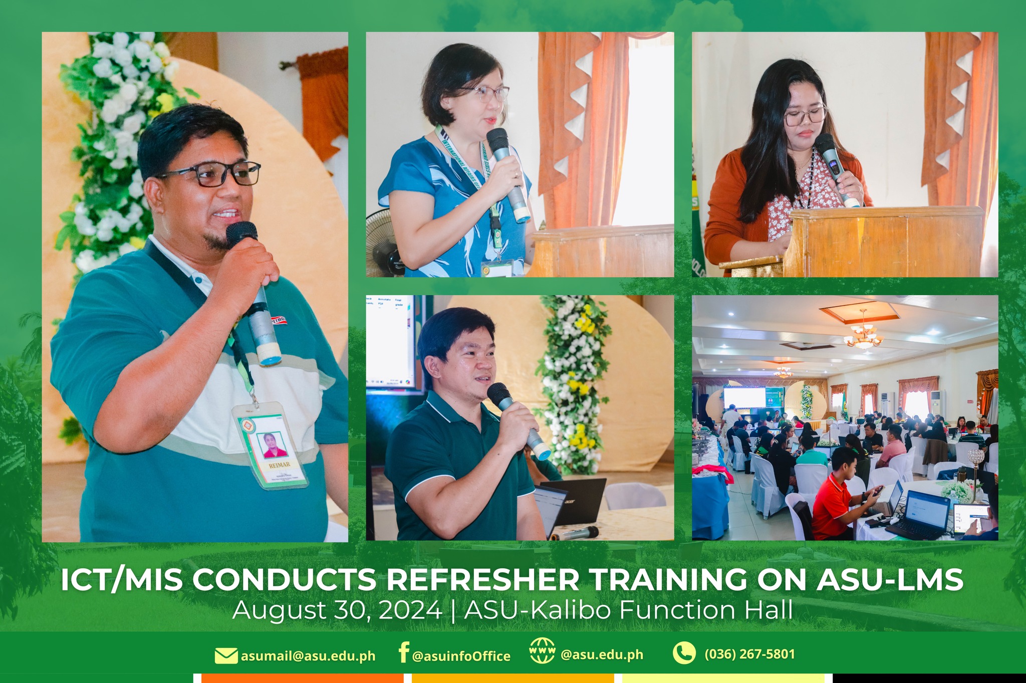 ICT/MIS conducts refresher training on ASU-LMS - AKLAN STATE UNIVERSITY