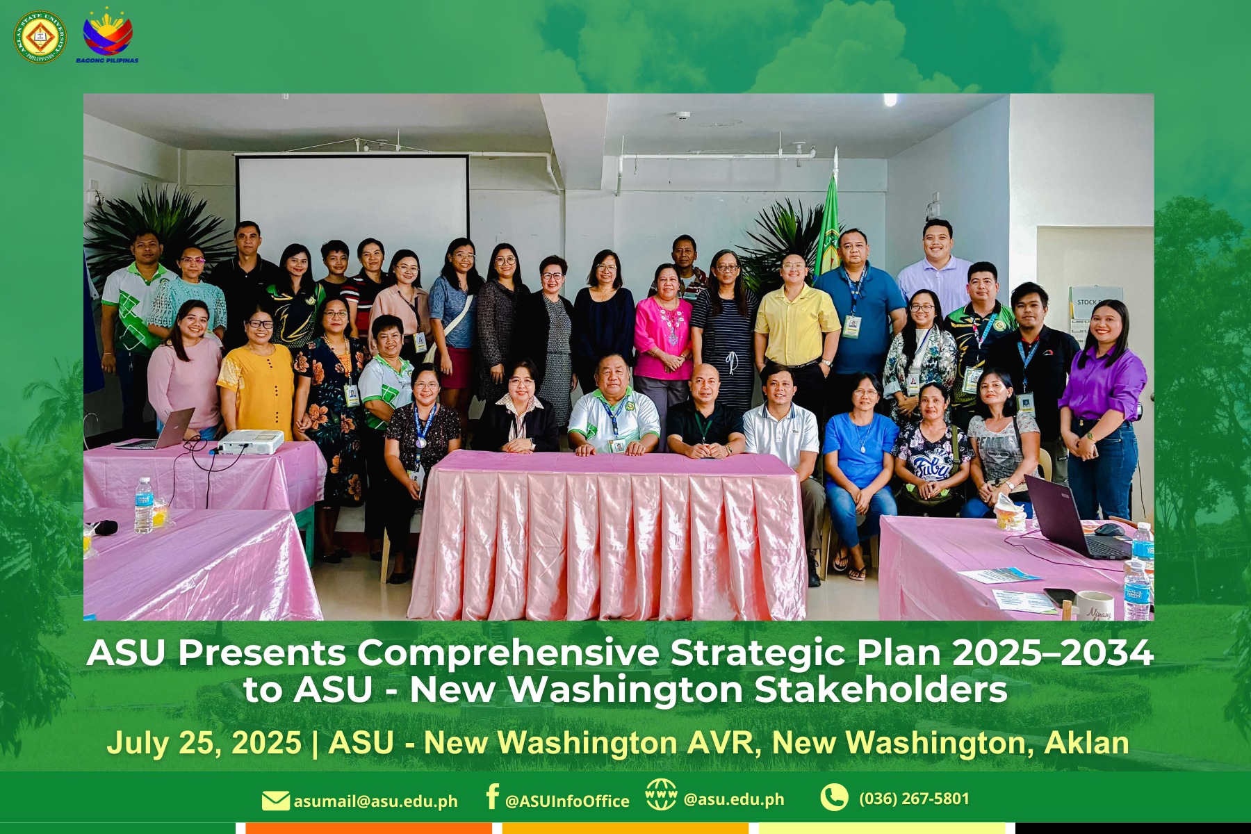 ASU conducts Presentation of 10-year Comprehensive Strategic Plan to ...