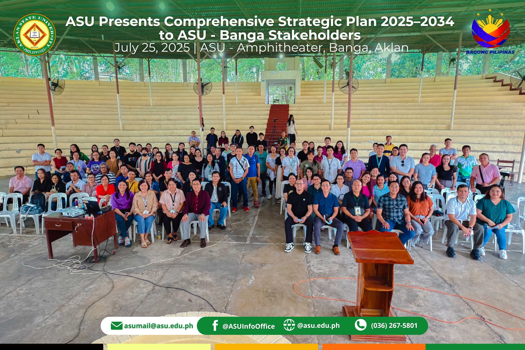 ASU Presents Comprehensive Strategic Plan 2025–2034 to ASU - Banga Stakeholders - AKLAN STATE ...