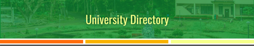 University Directory - AKLAN STATE UNIVERSITY
